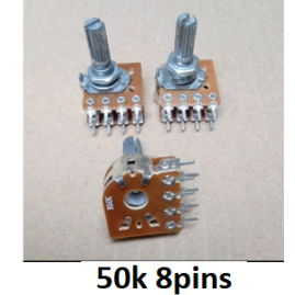 50k 8 Pins Stereo Potentiometer Volume Control | Shopee Philippines
