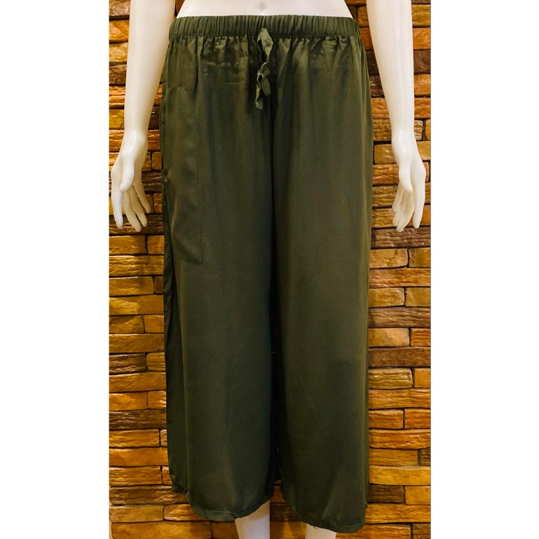 CHALLIS Plain Square pants w/Pocket (CAN FIT UP TO XL) | Shopee Philippines