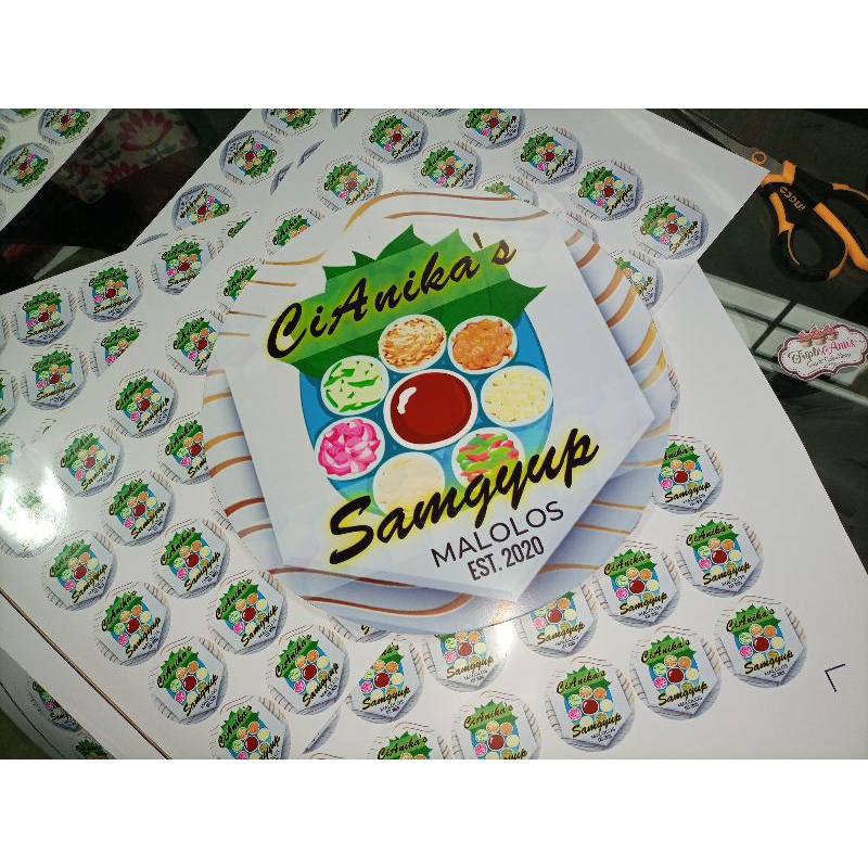 Sticker on sintra board Waterproof and durable high quality print ...