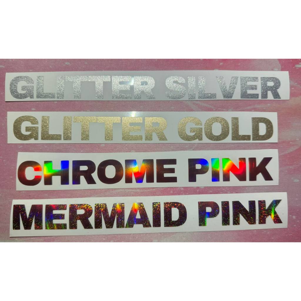 #3 Personalized | Customized Names | Label Sticker Decals - HOLOGRAM ...
