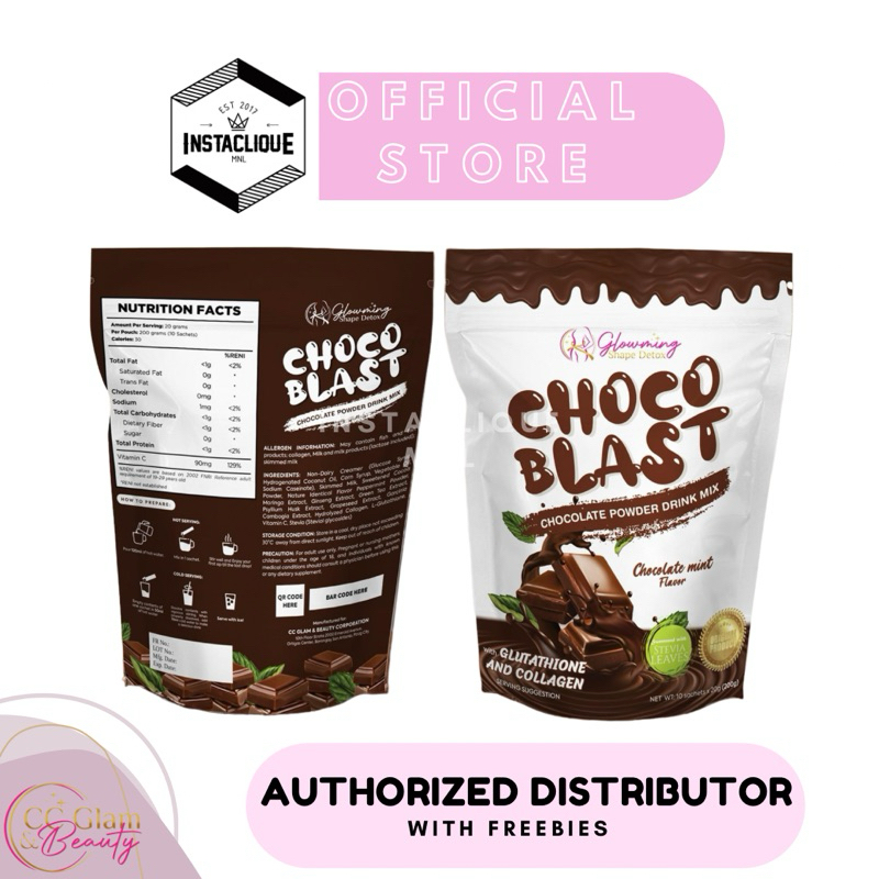 CC Glam & Beauty Glowming Shape Detox Choco Blast Glutathione ...