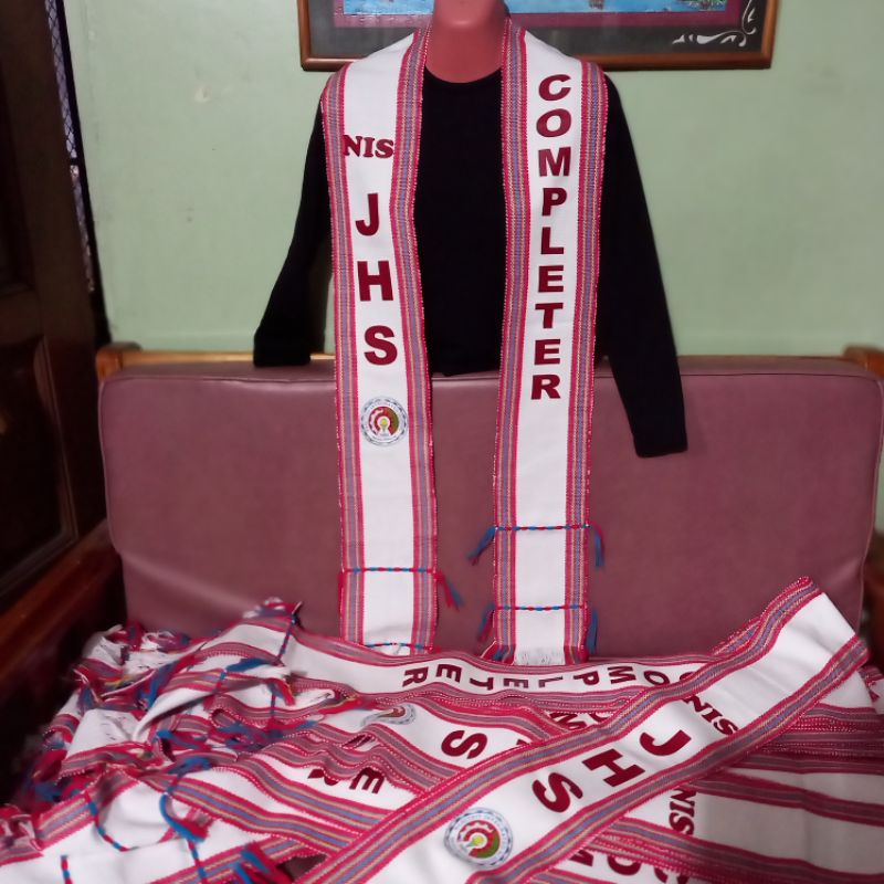 JHS COMPLETER INABEL SABLAY OR SASH WITH PRINT | Shopee Philippines