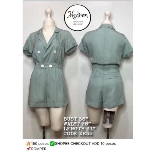 Preloved Korean Romper | Shopee Philippines