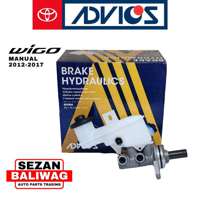 ADVICS BRAKE MASTER ASSEMBLY TOYOTA WIGO E MANUAL 2012-2017 BMTP-A57 ...