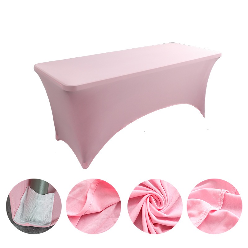 [Local Stock]Outdoor Wedding Event Rectangular Elastic Tablecloth Bar ...