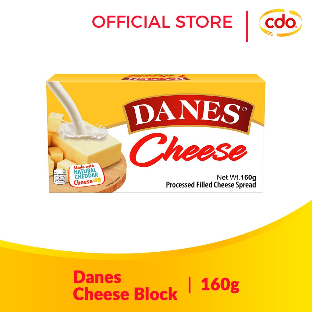 DANES Cheese Block Classic 160g | Shopee Philippines