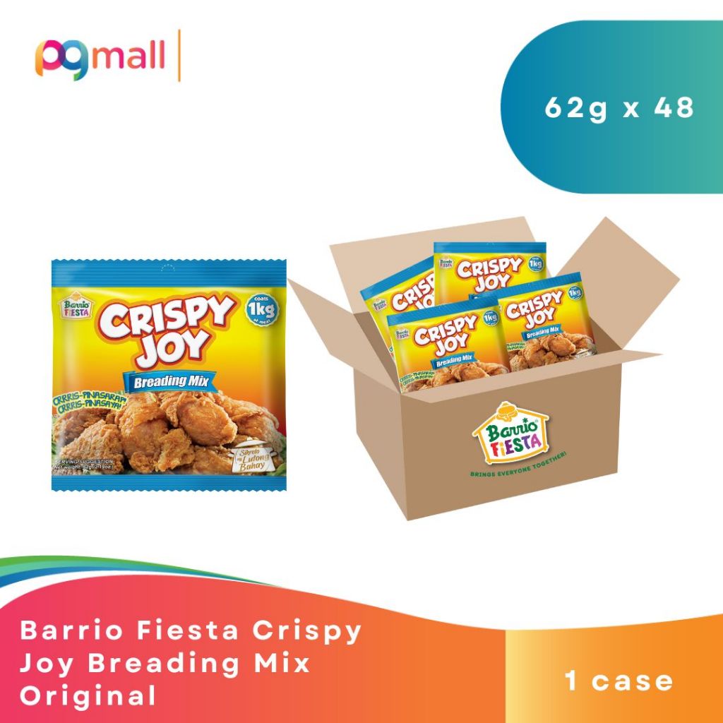 Barrio Fiesta Crispy Joy Breading Mix Orginal 62g - CASE (48PCS ...