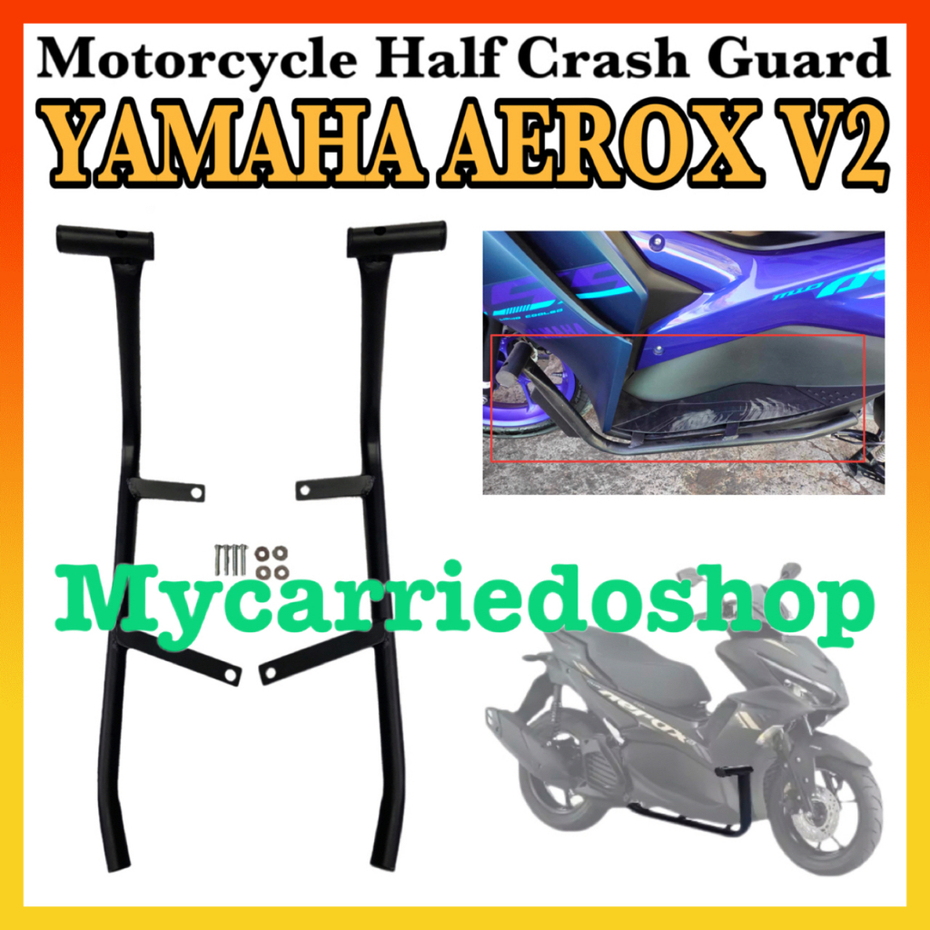 Motorcycle Half Crash Guard Pair For Yamaha Aerox V2 Good Quality Made ...
