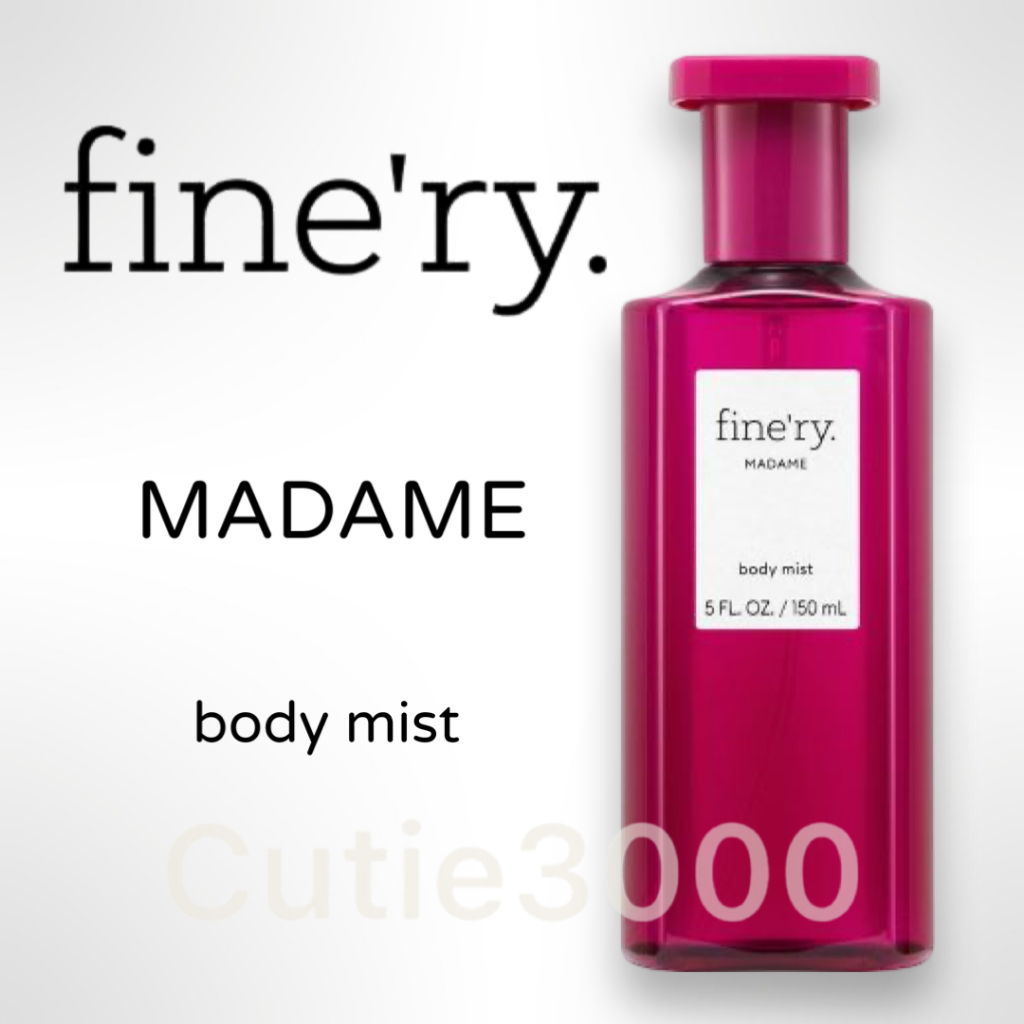 Madame Fine'ry Finery Body Mist 5.07 fl oz Target USA Exclusive ...