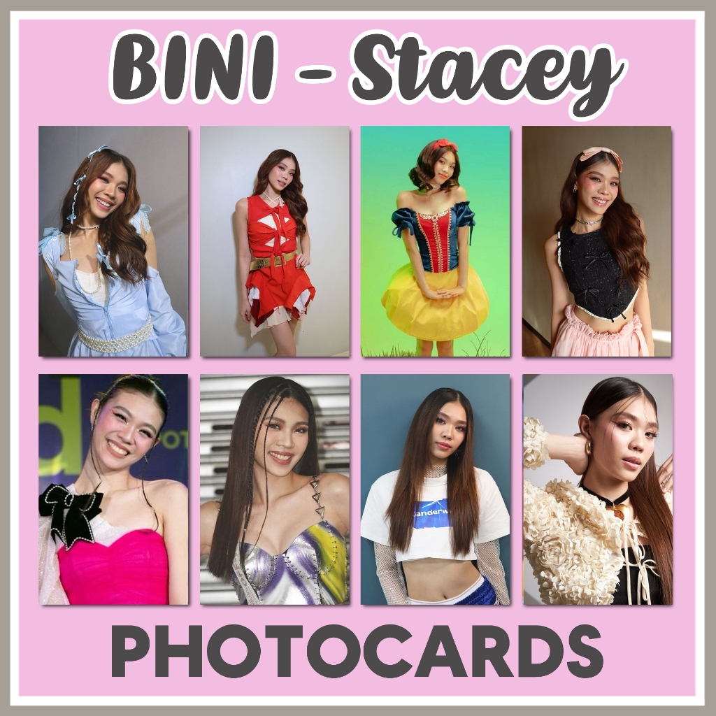 BINI Stacey Sevilleja Photocards Lomocards Customized Personalized ...
