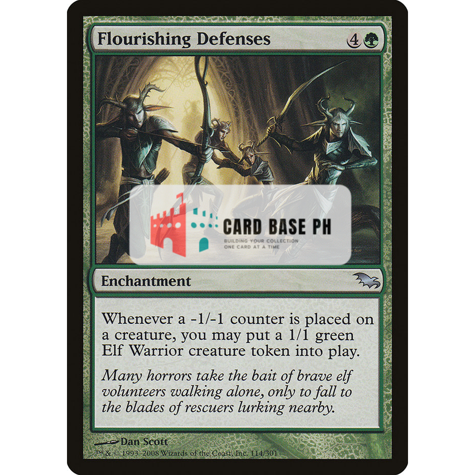 Flourishing Defenses - Magic the Gathering Trading Card | Shopee ...