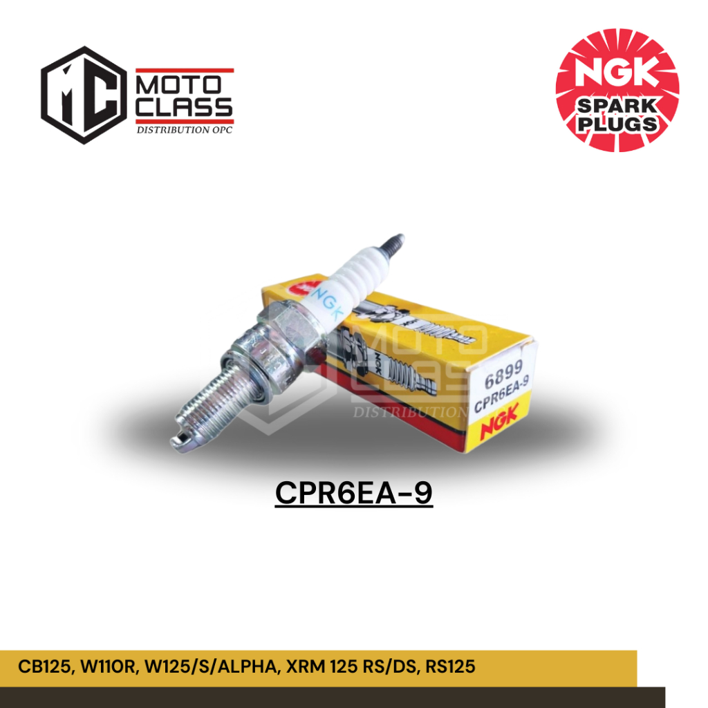 NGK SPARK PLUG CPR6EA-9, CPR7EA-9, CPR8EA-9 CB110, WAVE-RSX, XRM125 FI ...