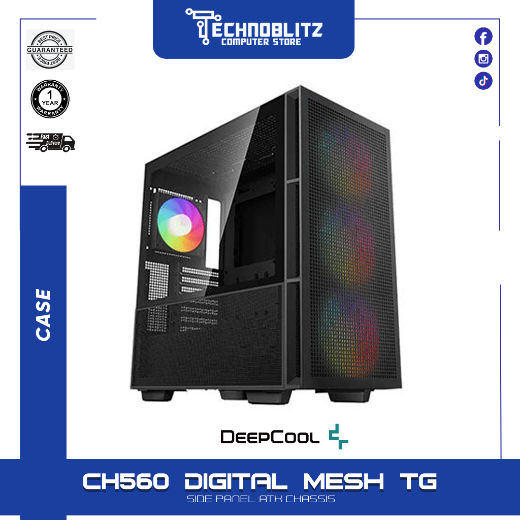 Deepcool CH560 ATX Case | Shopee Philippines
