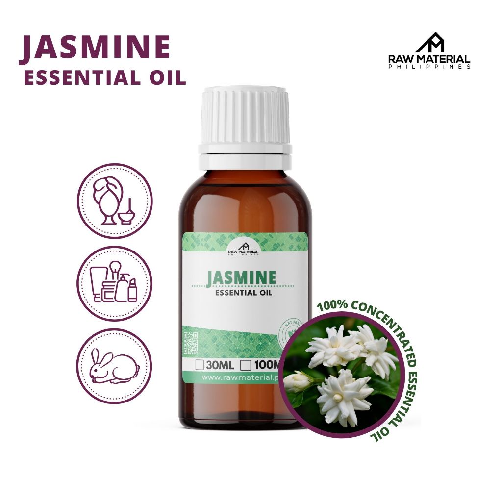 Jasmine Essential Oil Premium Natural for Aromatherapy (30mL & 100mL ...