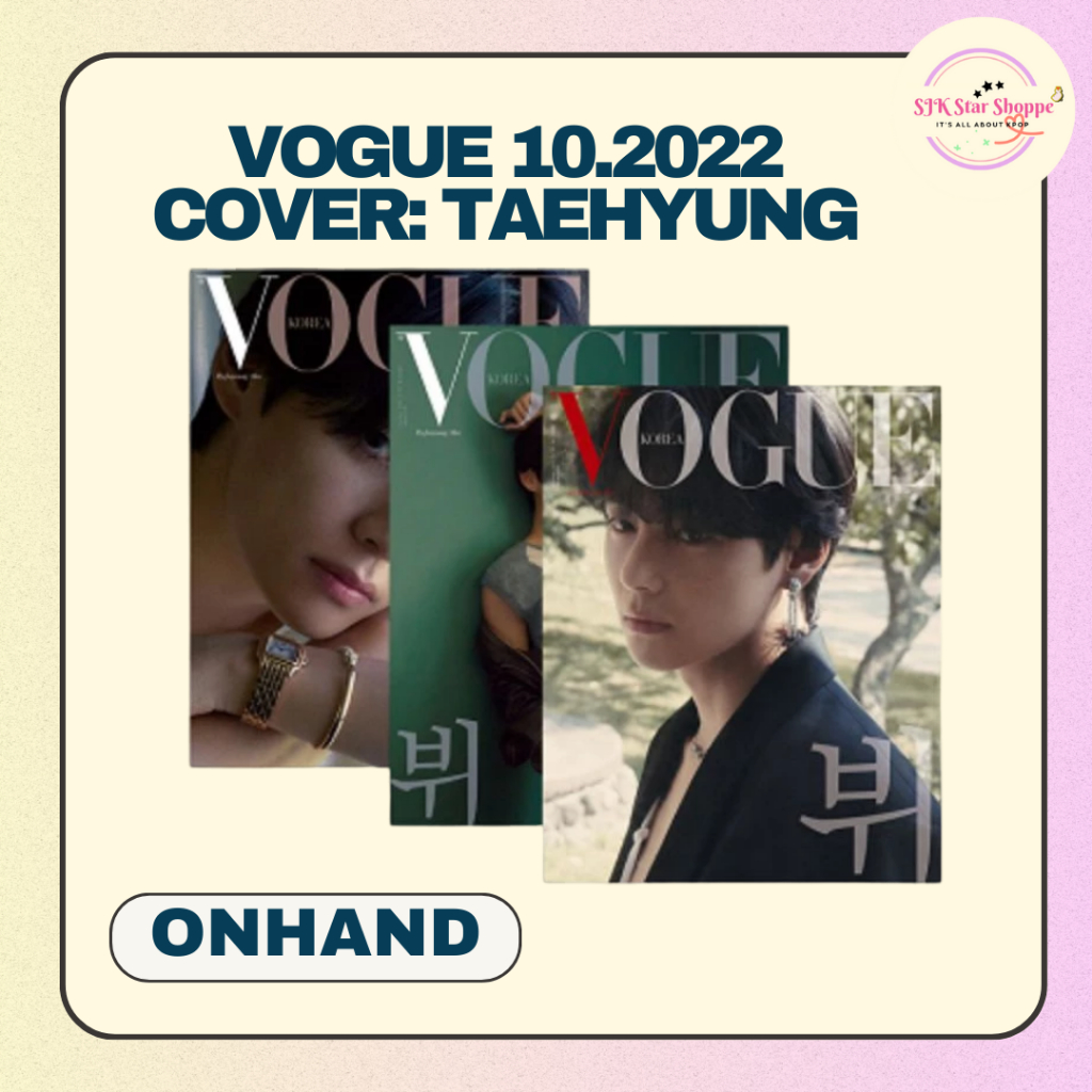 VOGUE MAGAZINE OCT 2022 COVER BTS V | Shopee Philippines