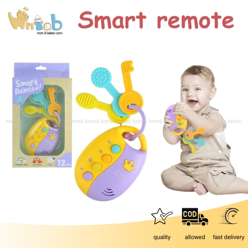 ED shop Teether Smart Keys Remote For Baby Toddler Musical Toy Car ...