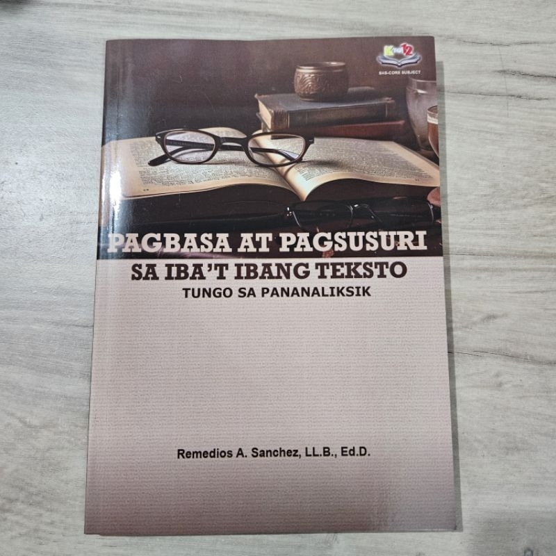 Pagbasa at Pagsusuri sa ibat't Ibang Teksto tungo sa Pananaliksik By ...
