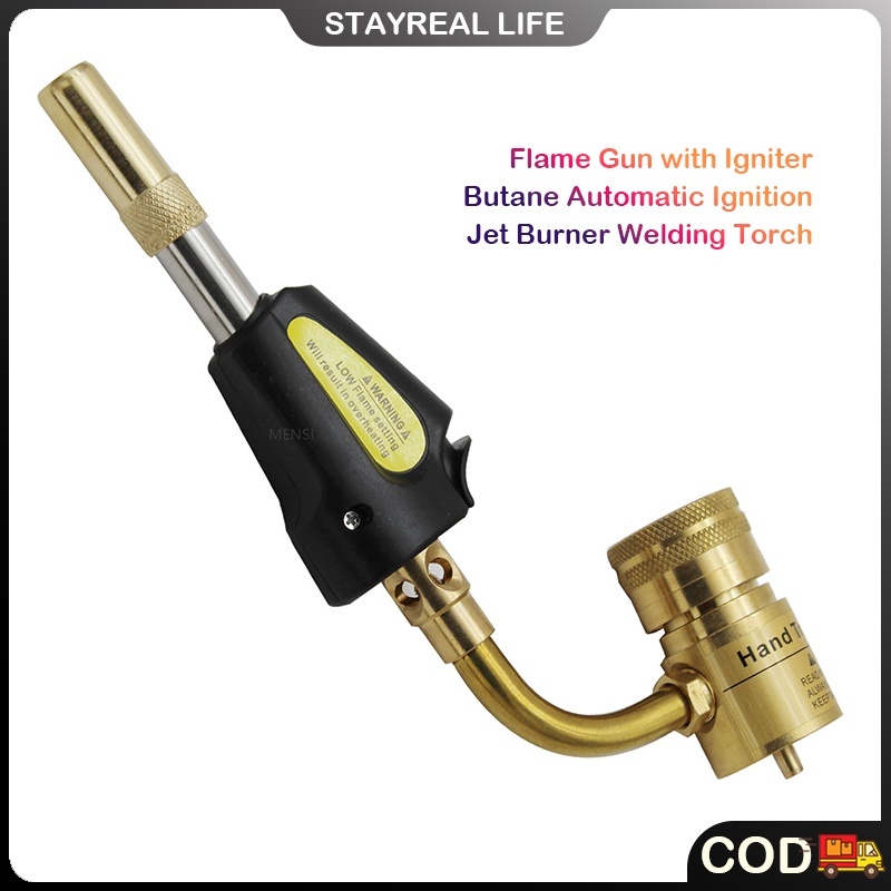 MAPP Gas Torch Blowing flame gun with igniter butane automatic ignition ...