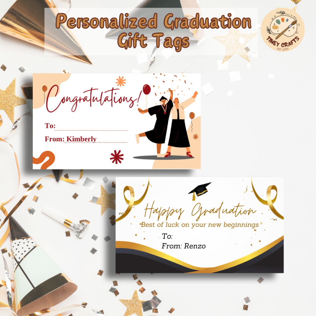 Personalized/Customized Graduation/Congratulations Gift Tags |Cards ...