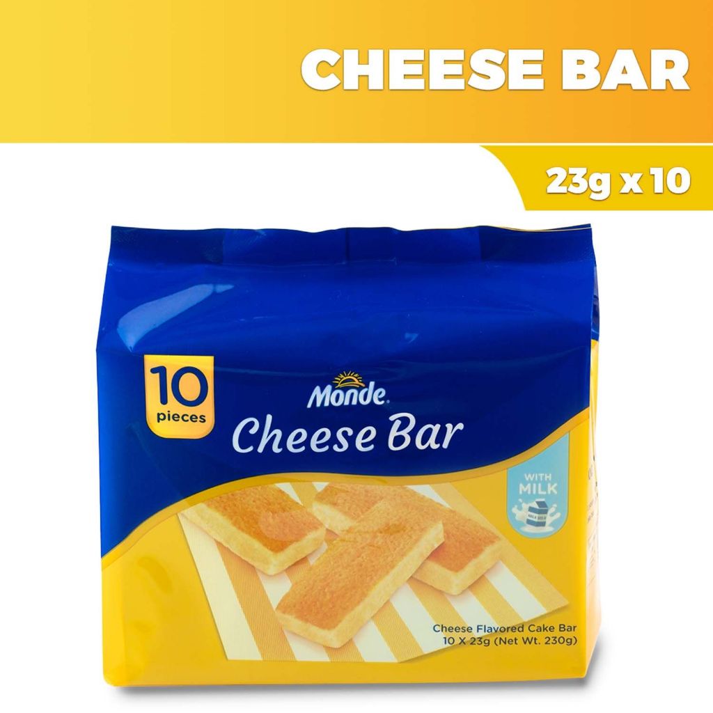 Monde Cheese Bar 23g x 10 | Shopee Philippines