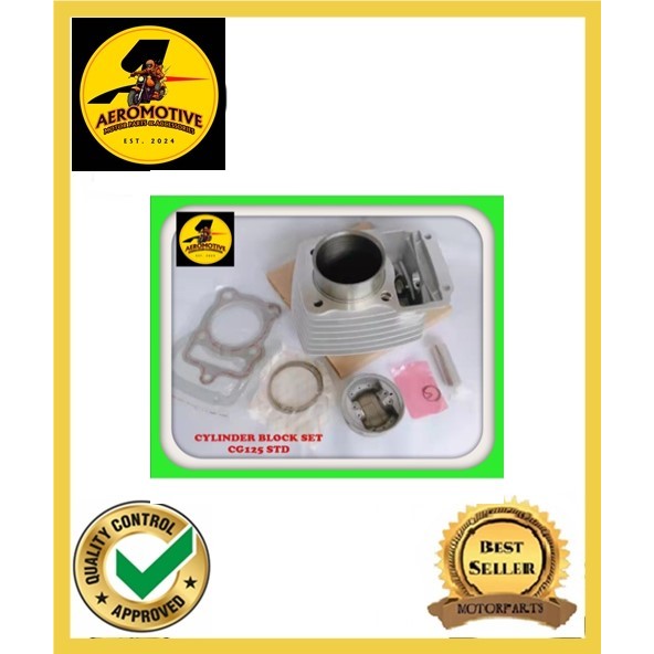 CYLINDER BLOCK SET FOR CG125 (STANDARD) | Shopee Philippines