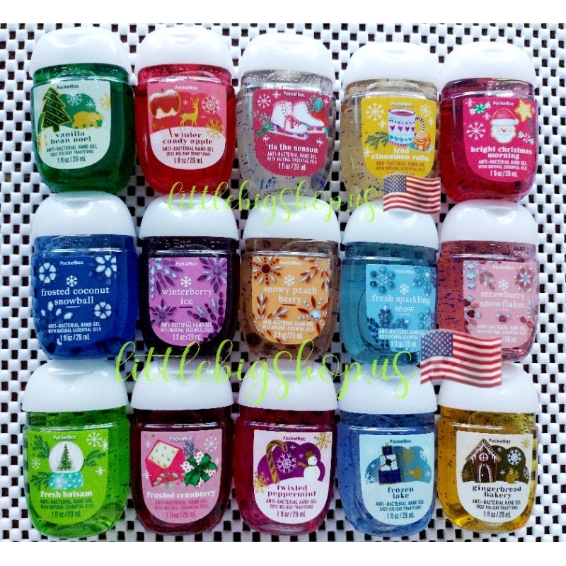 Bath And Body Works Pocketbac Anti Bacterial Hand Gel Sanitizer 29ml Usa