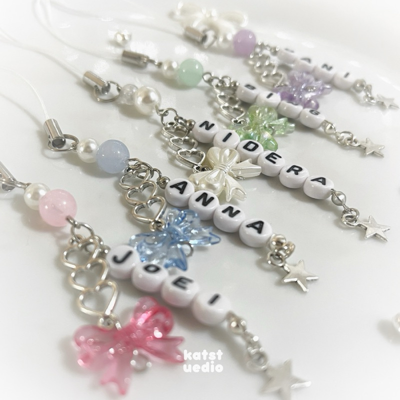 Personalized Beaded Phone Charms and Keychains | Shopee Philippines