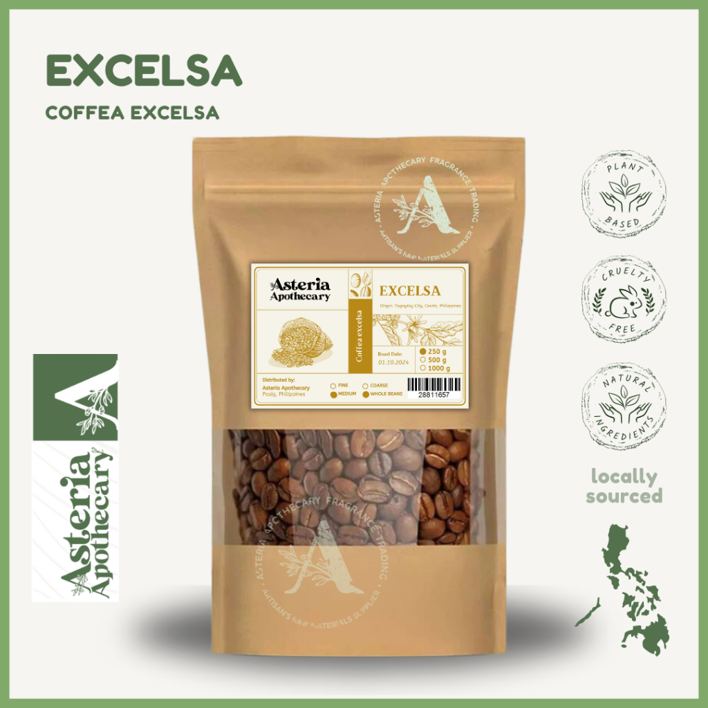 Excelsa Whole Beans / Coffee Beans - Asteria Apothecary | Shopee ...