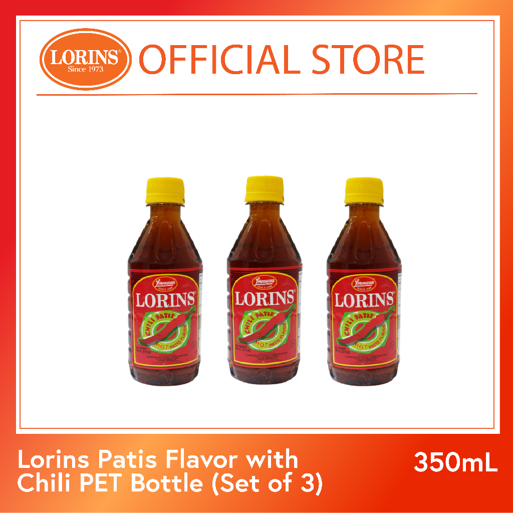 Lorins Patis flavor with Chili PET bottle - Set of 3 | Shopee Philippines