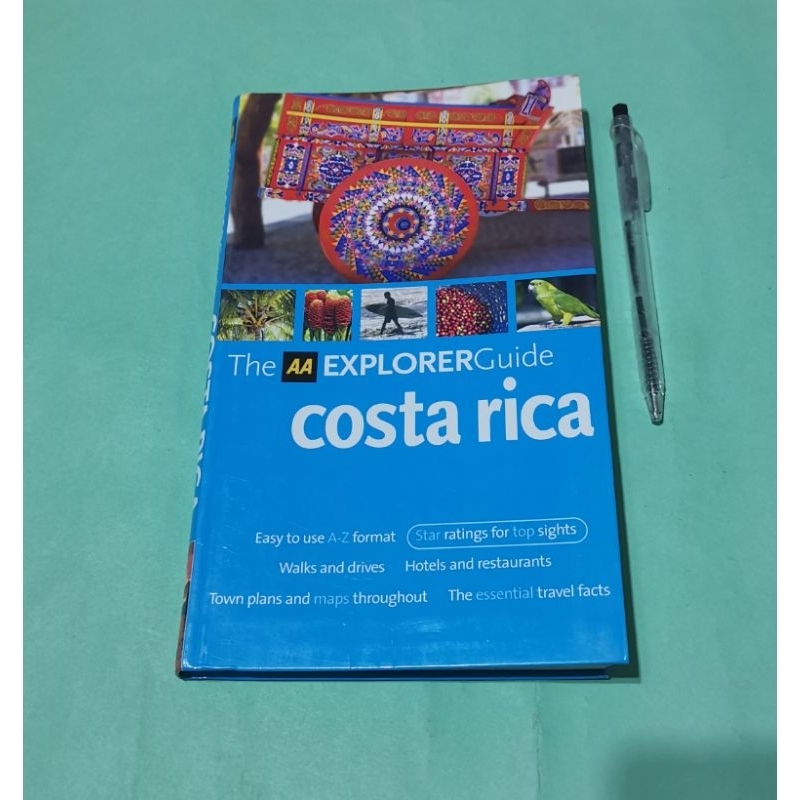COSTA RICA : THE AA EXPLORER GUIDE(Preloved travel book from UK ...
