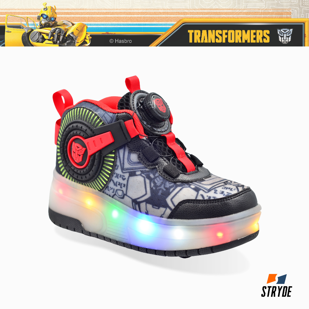 Hasbro Transformers Skate LED Shoes Obsidian | Shopee Philippines