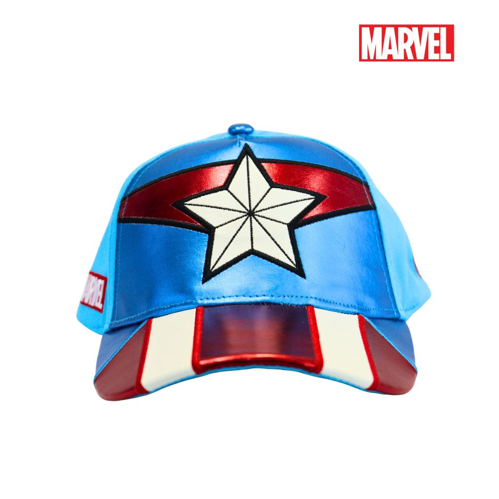 Marvel Captain America Metallic Blue Kids' Cap | Shopee Philippines