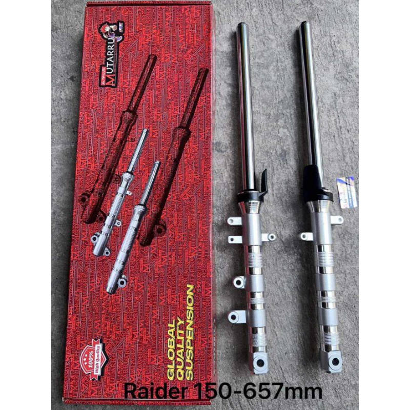 MUTARRU LIGHTEN FRONT SHOCK 657MM ASSY FOR SUZUKI RAIDER 150 | Shopee ...