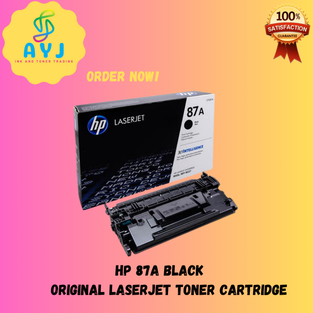 HP 87A Black Original Laserjet Toner Cartridge, (CF287A) | Shopee Philippines