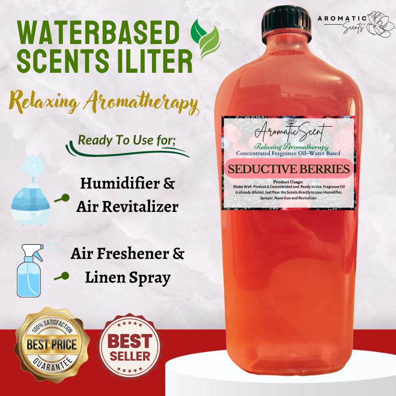 Aromatic SEDUCTIVE BERRIES 1L Water Based Scents for Humidifier, Air ...