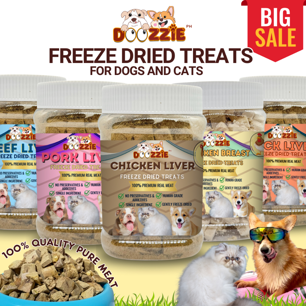 Doozzie Freeze Dried Treats for Dogs and Cats 80g | Shopee Philippines