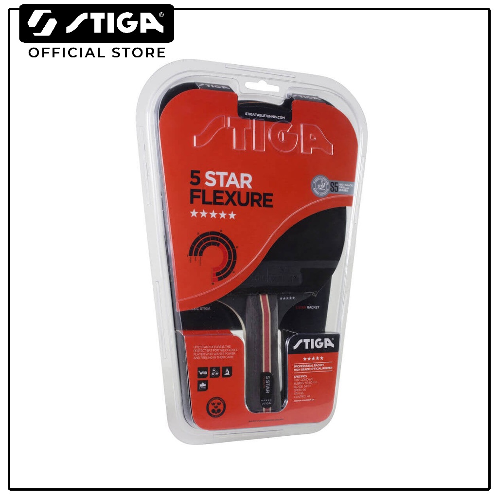 Stiga Flexure 5 Star Table Tennis Hobby Bat | Shopee Philippines