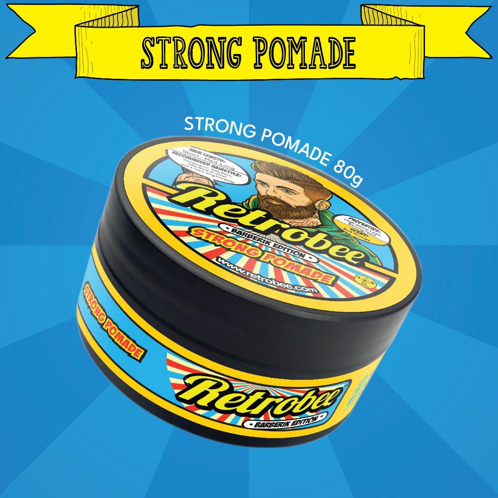Retrobee Strong Pomade 80g - Water Based | Shopee Philippines