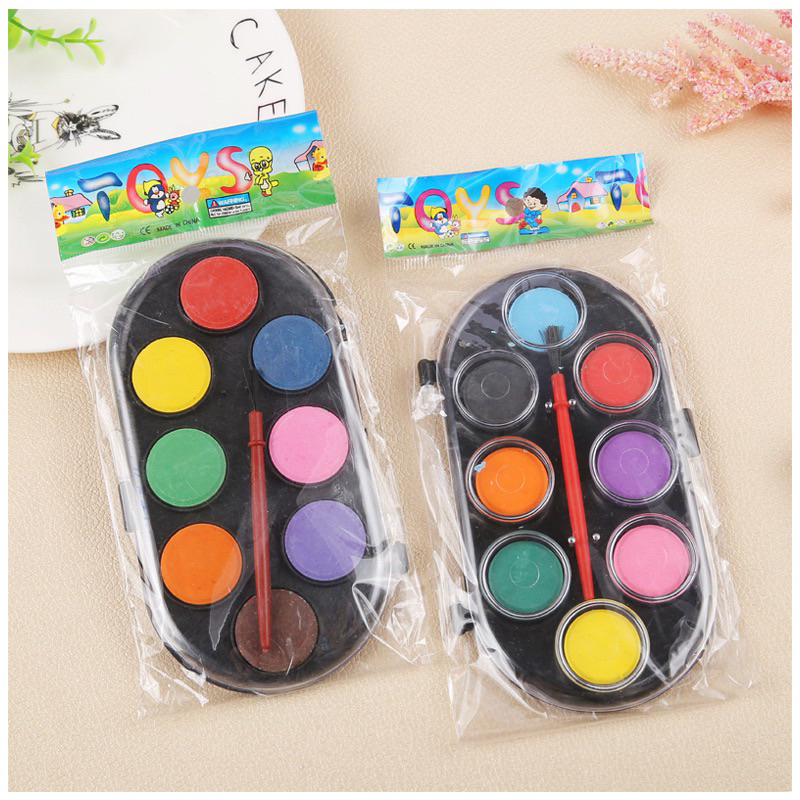 Bookstore2 mini 8-color water color kids water color 8’s design ...