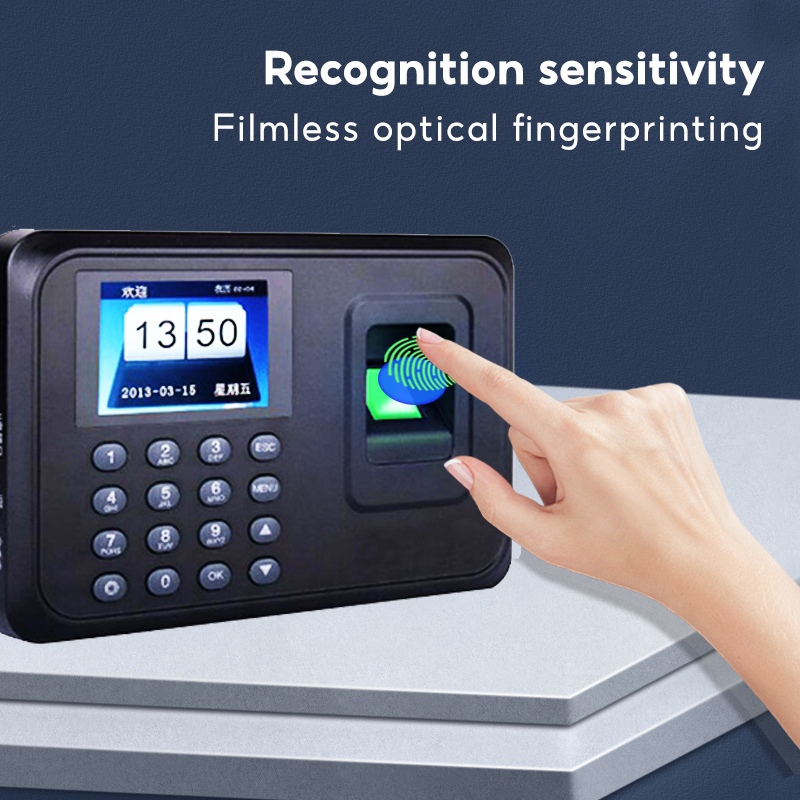 Fingerprint Attendance Machine LCD Screen Intelligent Biometric ...