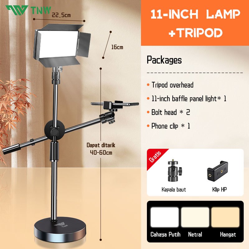 TNW Fill Light Tripod With Phone Holder For Phone Desktop Stand ...