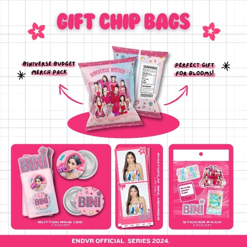 BINI Merch 8-in-1 Chip Bag | Shopee Philippines