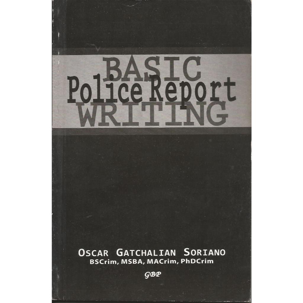 Basic Police Report Writing | Shopee Philippines