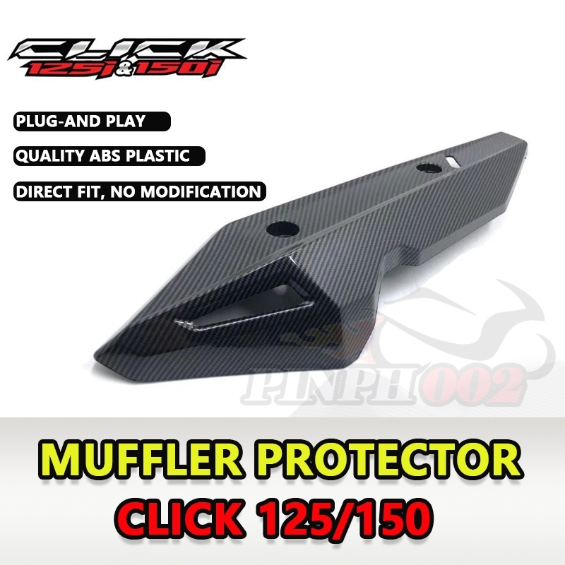 Muffler Cover Heat Guard For Honda Click 125i / 150i Game Charger ...