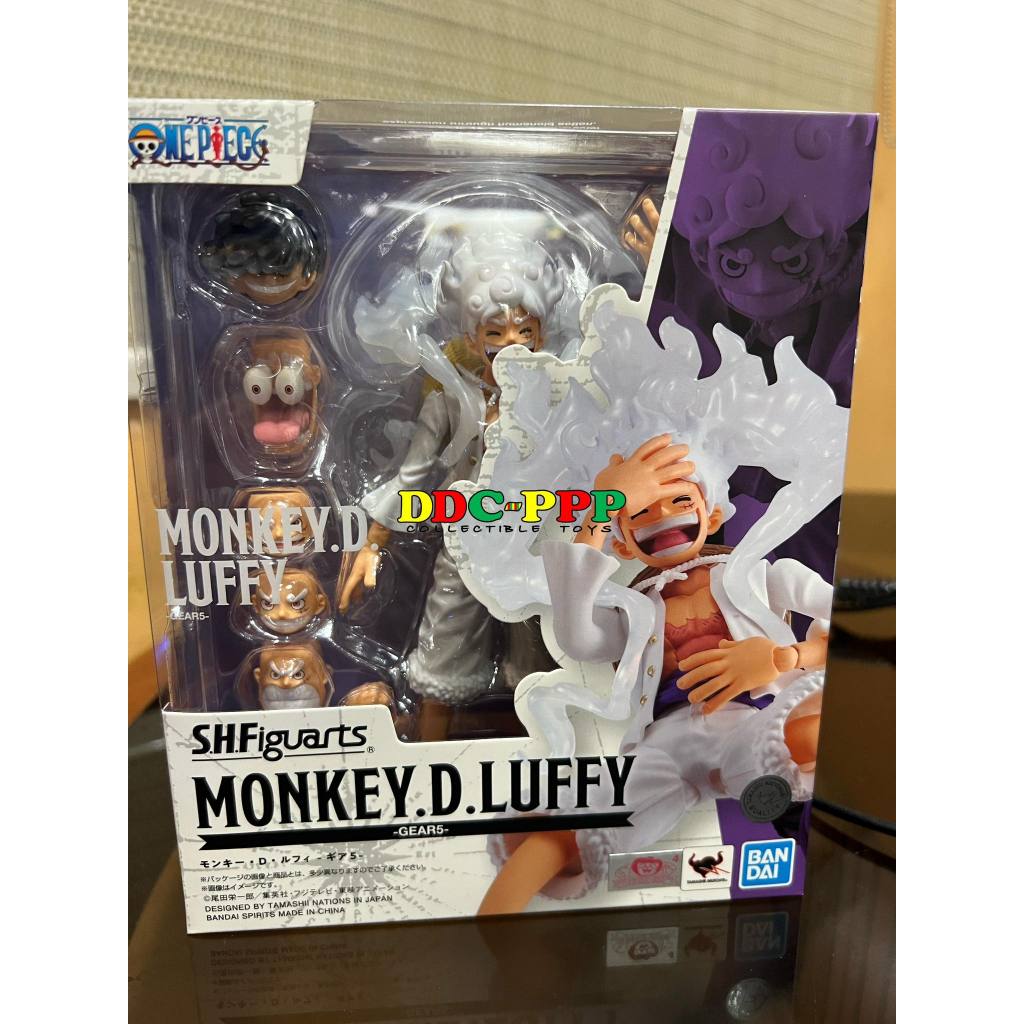 S.H.Figuarts MONKEY.D.LUFFY - GEAR 5 - ONE PIECE BANDAI Spirits (SEALED) | Shopee Philippines