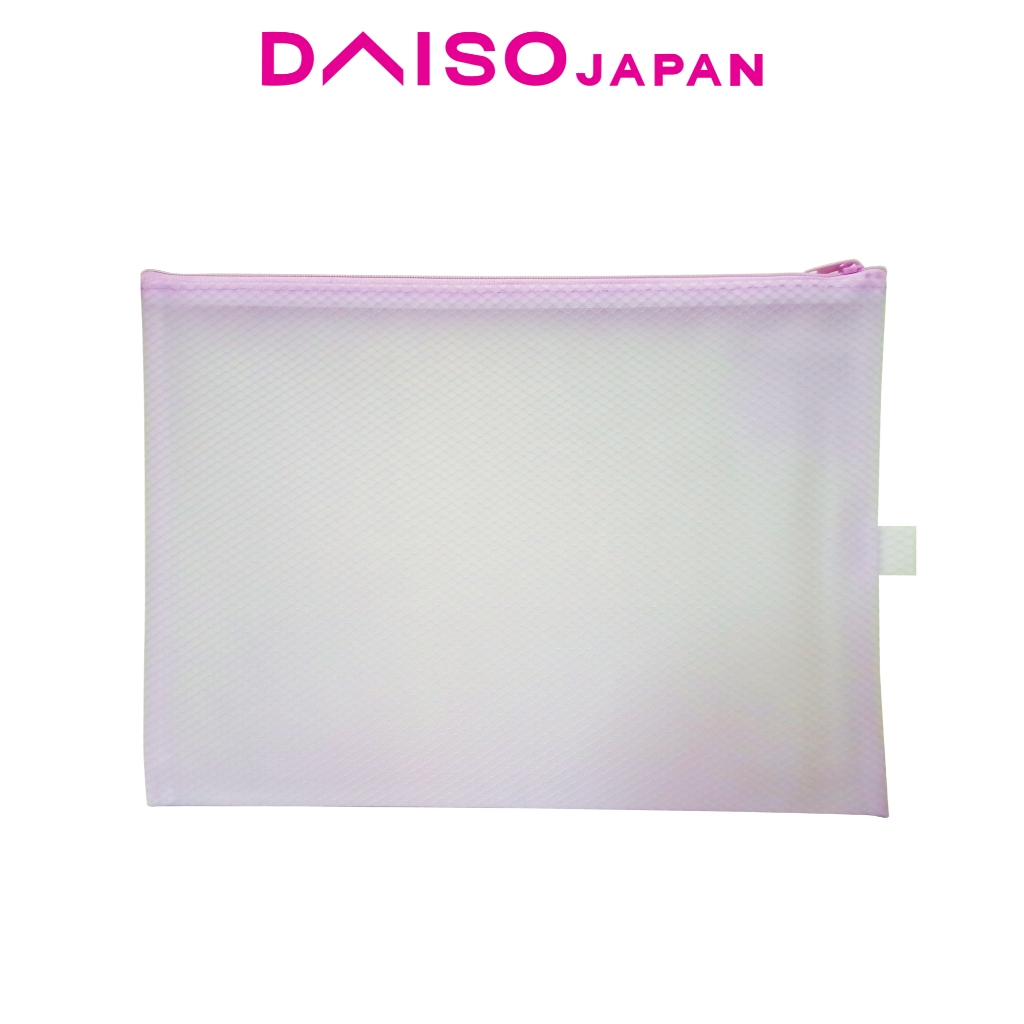 Daiso A4 EVA Flat Pouch (Purple) | Shopee Philippines