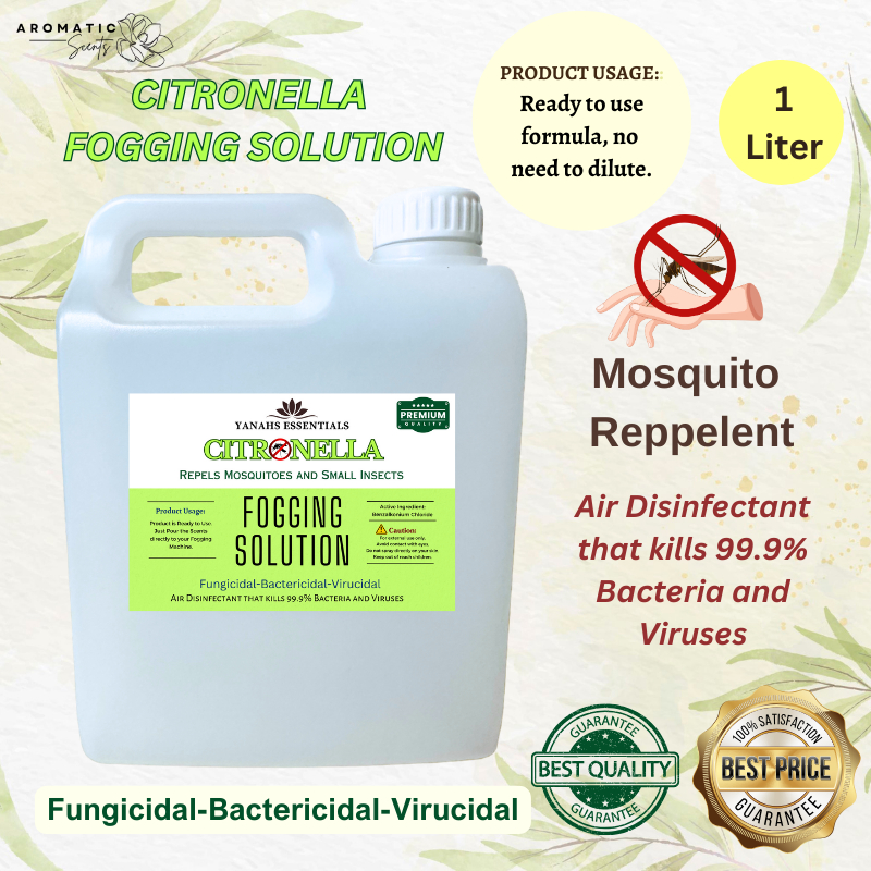 Fogging 1L Citronella Disinfectant Solution Solution Mosquito Repellent ...