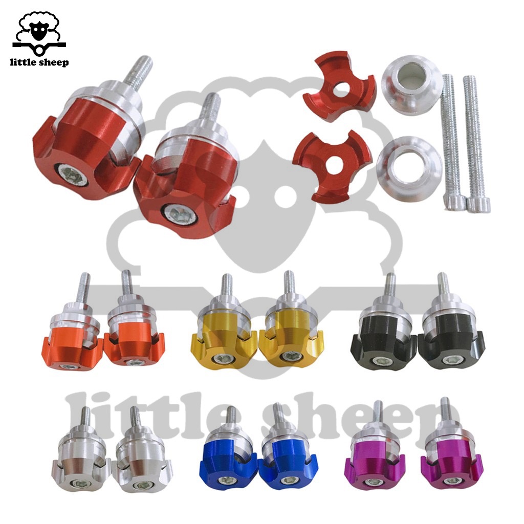 Little Sheep Motorcycle Pair Bar End Plate Holder Bolt Alloy | Shopee ...