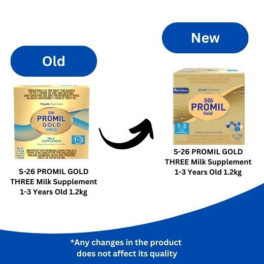 S-26 PROMIL GOLD THREE Milk Supplement 1-3 Years Old 1.2kg | Shopee ...