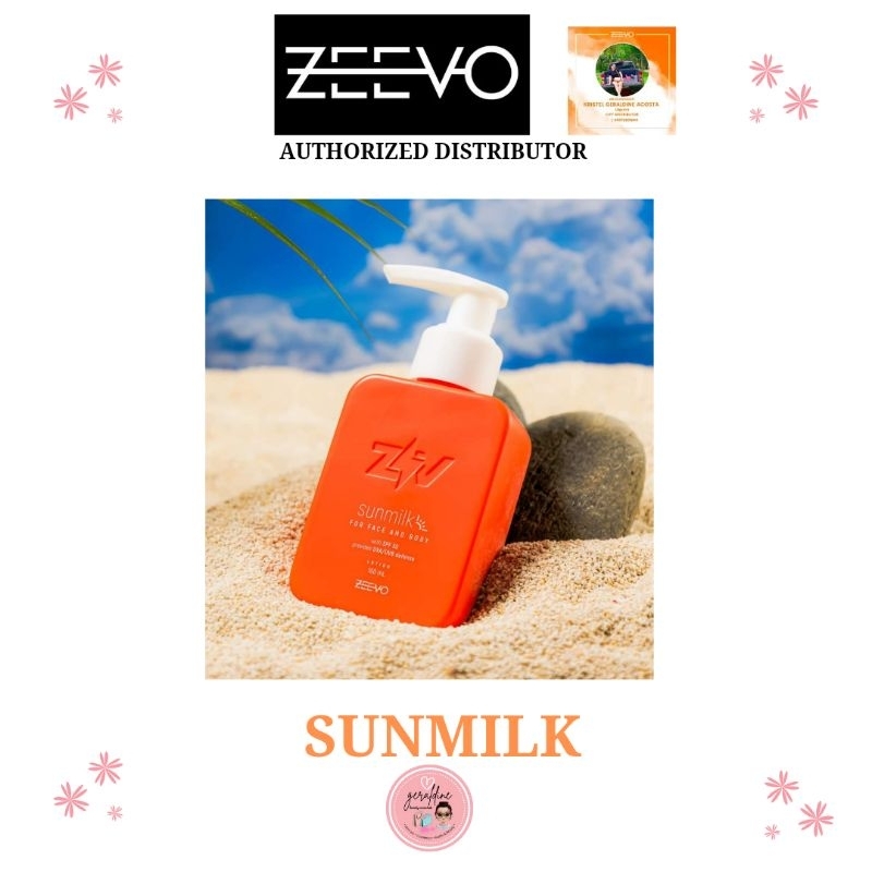 ZEEVO SUNMILK LOTION SPF50 (100ml) | Shopee Philippines